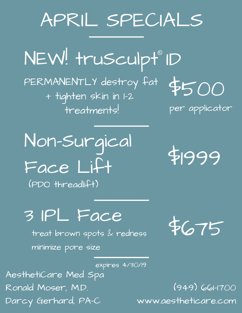 Medspa Specials | Orange County & Riverside | AesthetiCare